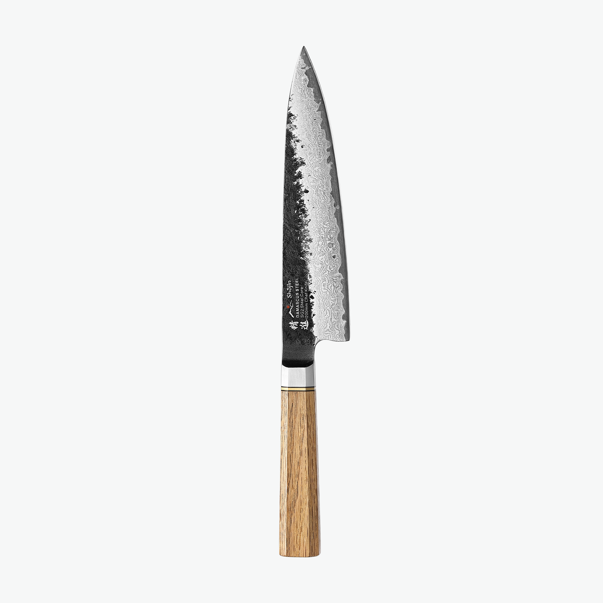 Shojin Kashi Kockkniv 20 cm – Japansk SG2-pulverstål, FSC-certifierad ek